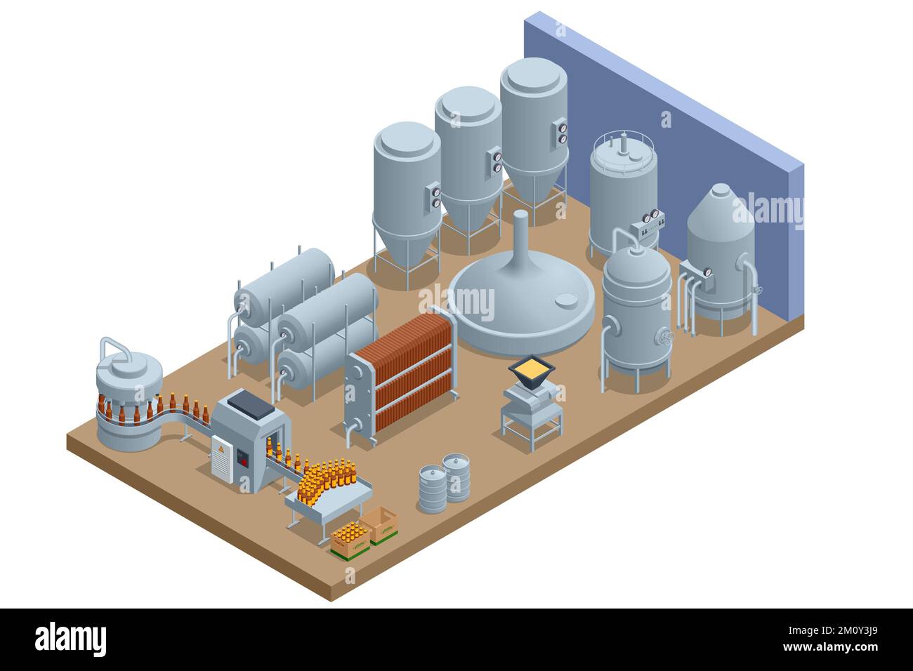 Isometric Brewing, Craft beer brewing equipment in privat brewery ...