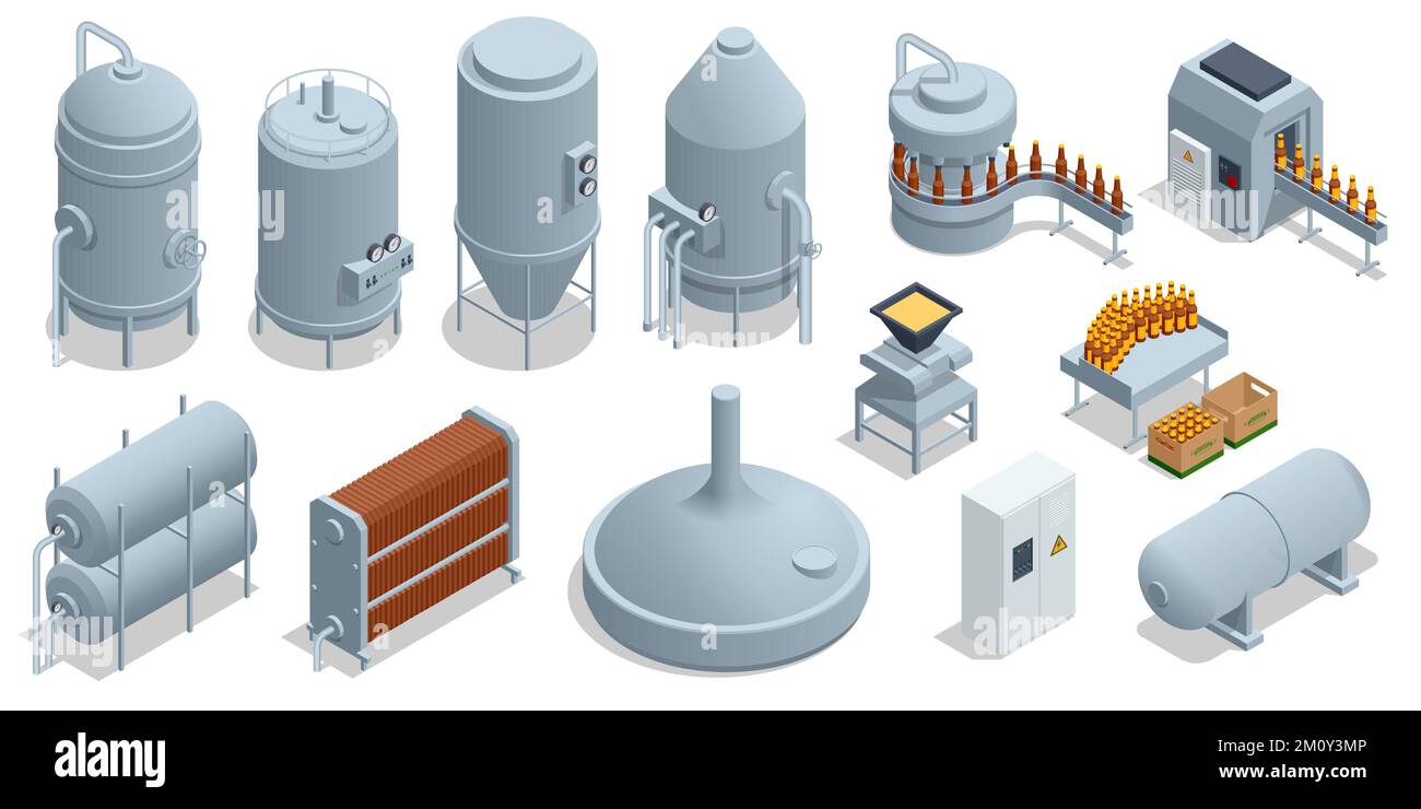 Isometric Brewing, Craft beer brewing equipment in privat brewery ...