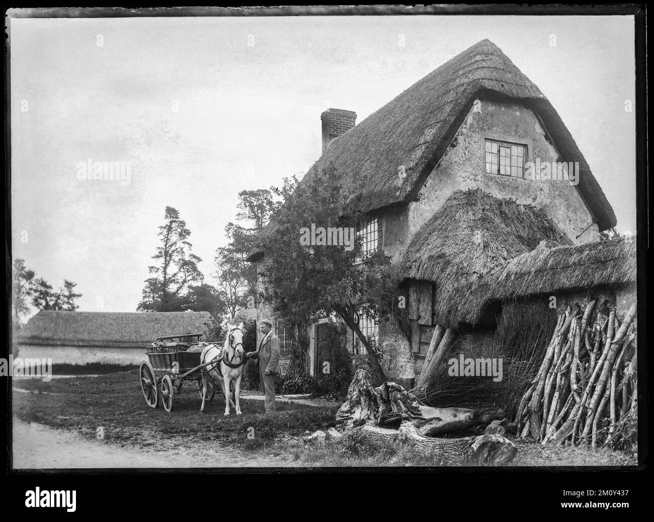 Digitised archive copy of an original half-plate glass negative ...