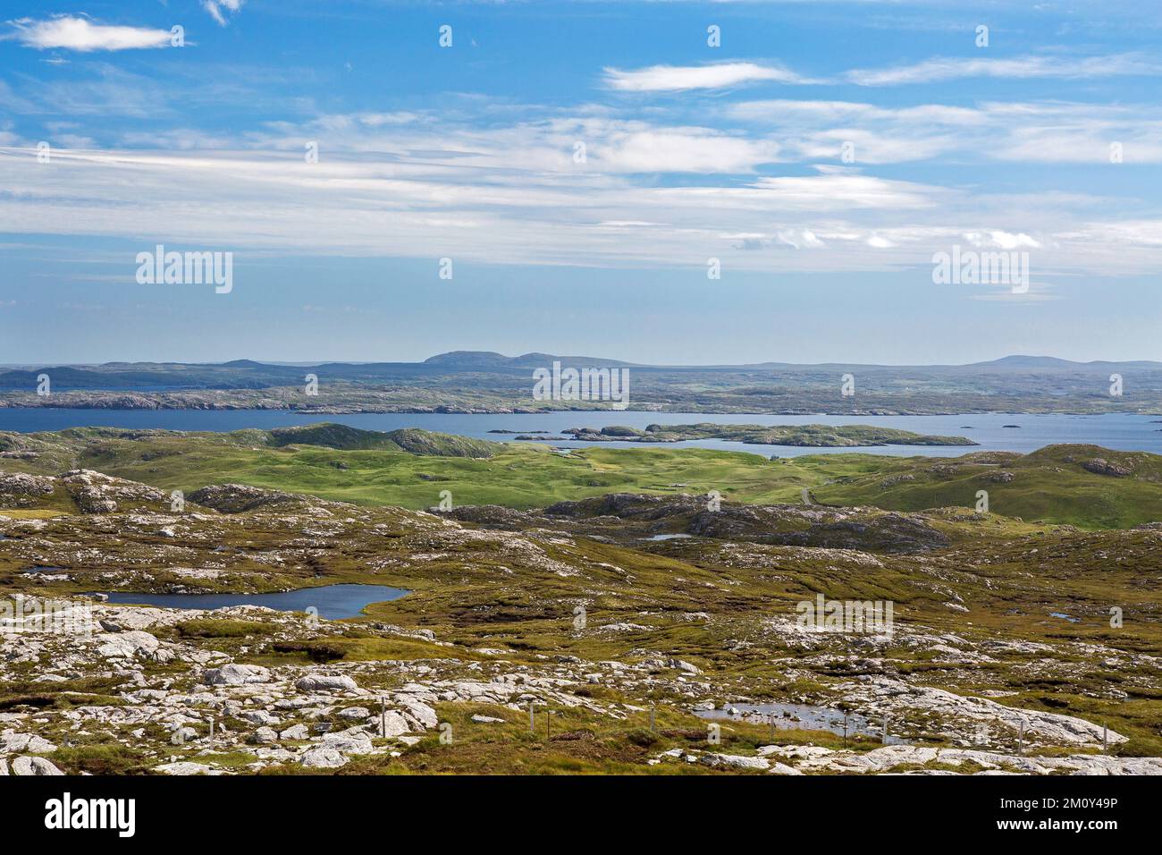 Mountain View to Uig Bay, Uig, Lewis, Isle of Lewis, Hebrides, Outer ...