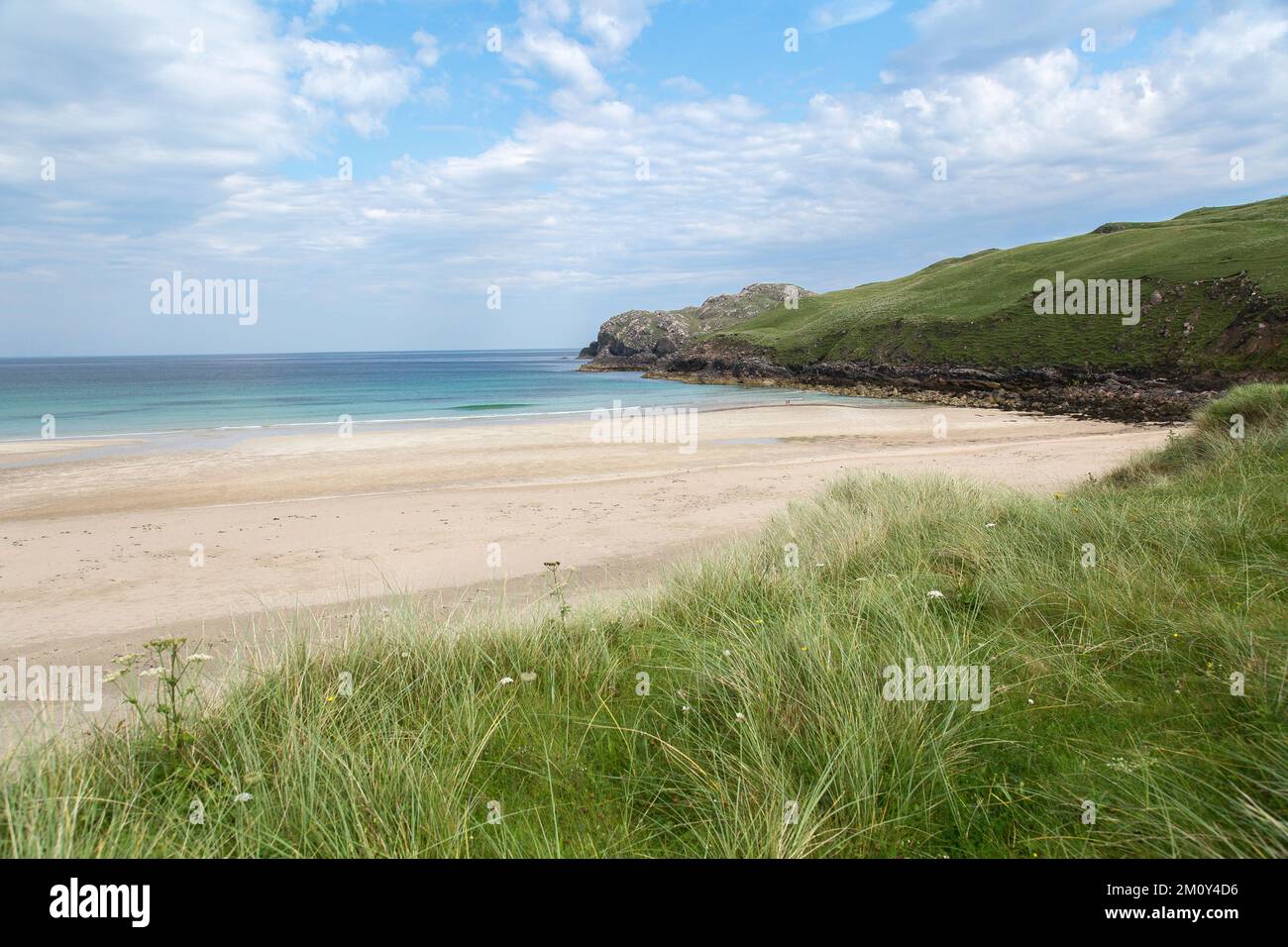 Dunes seaside grass cumulus clouds hi-res stock photography and images ...
