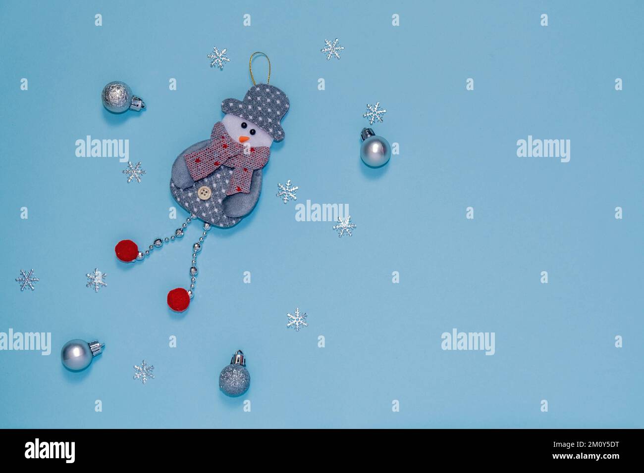 Merry Christmas Christmas flat lay. Stylish Christmas border with ...