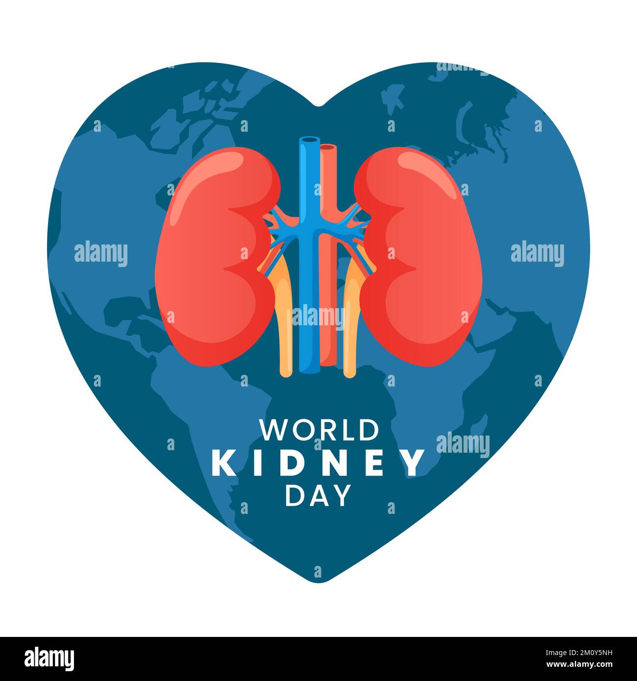 World kidney day poster. International human healthy kidneys care ...