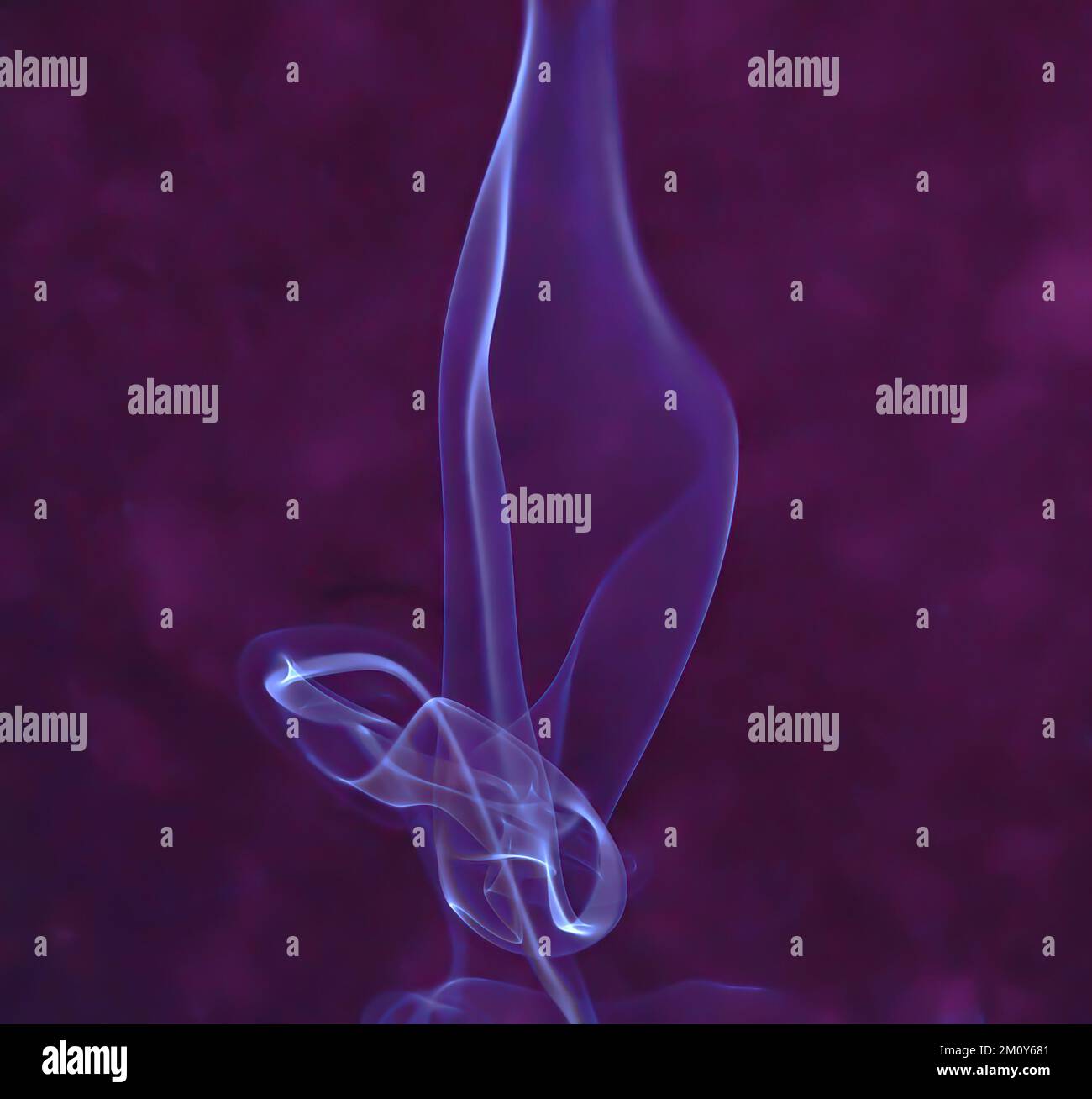 Smell and smoke of incense. Light rising smoke, relaxation Stock Photo ...