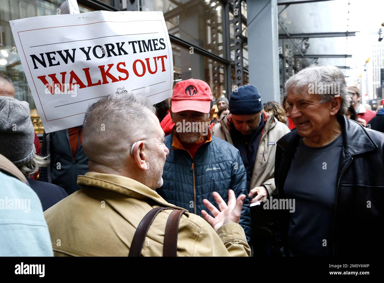 New York City Usa 08th Dec 2022 New York Times Employees And