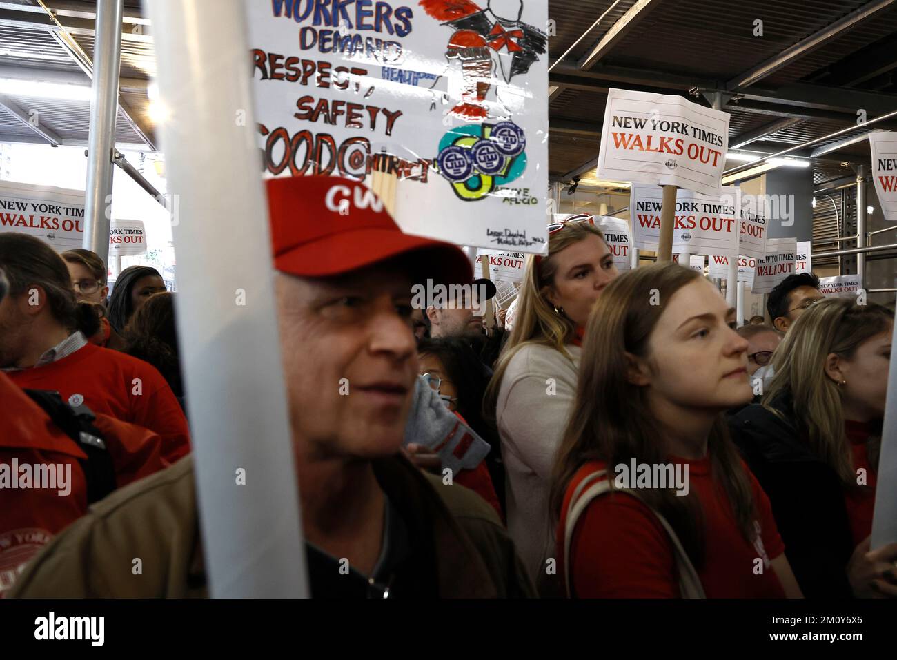 New York City Usa 08th Dec 2022 New York Times Employees And