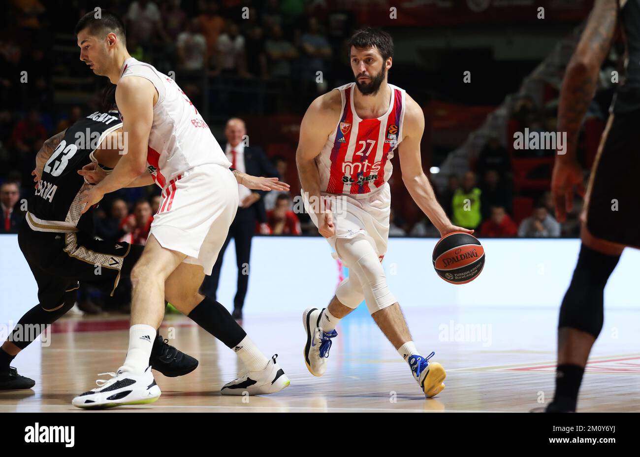 Belgrade, Serbia, 2nd December 2022. Stefan Markovic of Crvena Zvezda ...