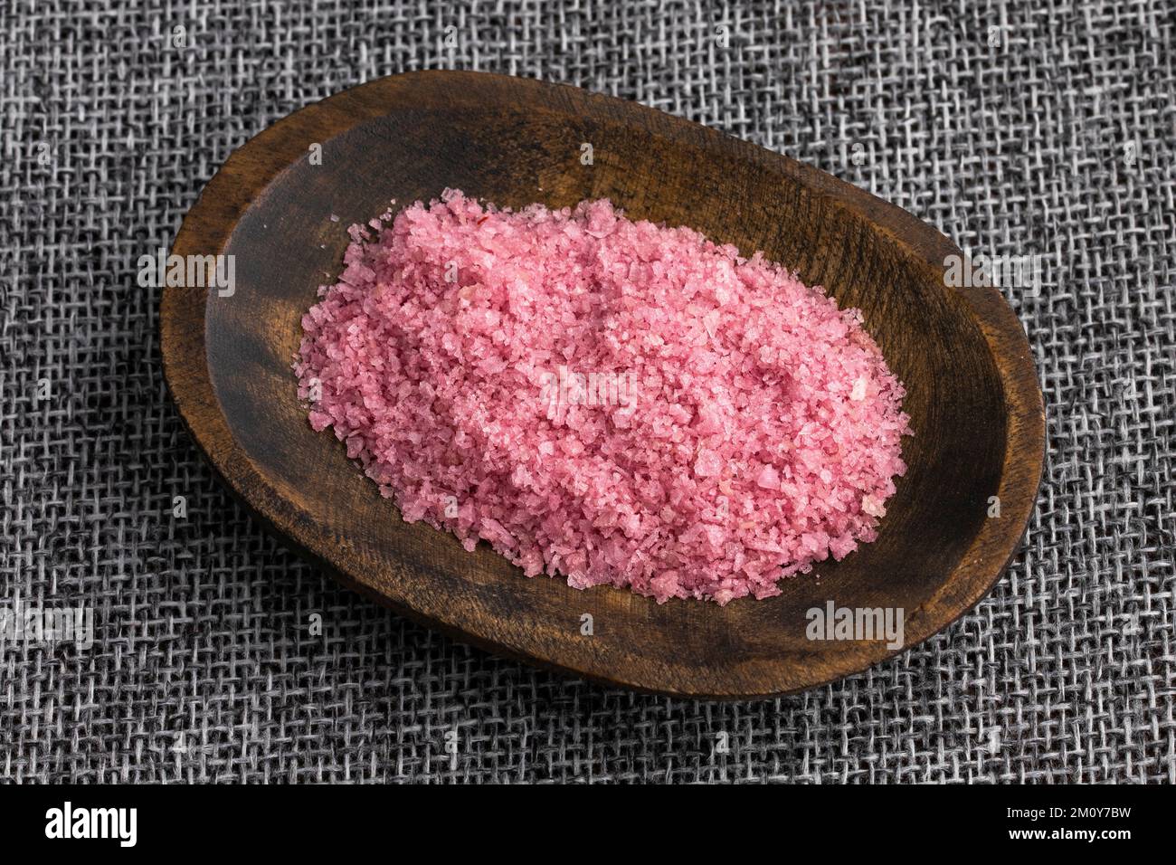 Red wine salt - Condiment to aromatize and season food Stock Photo - Alamy