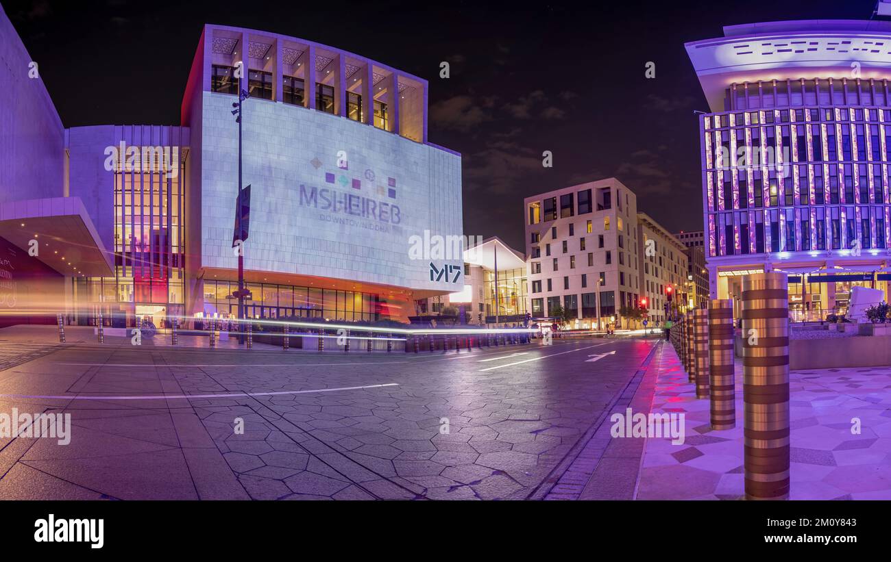 Building Architecture of Musheireb Downtown during FIFA Qatar 2022 ...