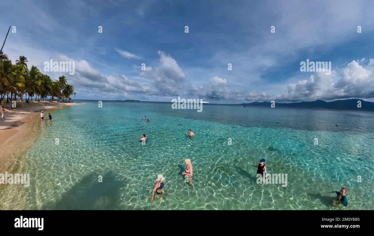 Amandrup Island is one of the 375 idilic coconut islands within the ...