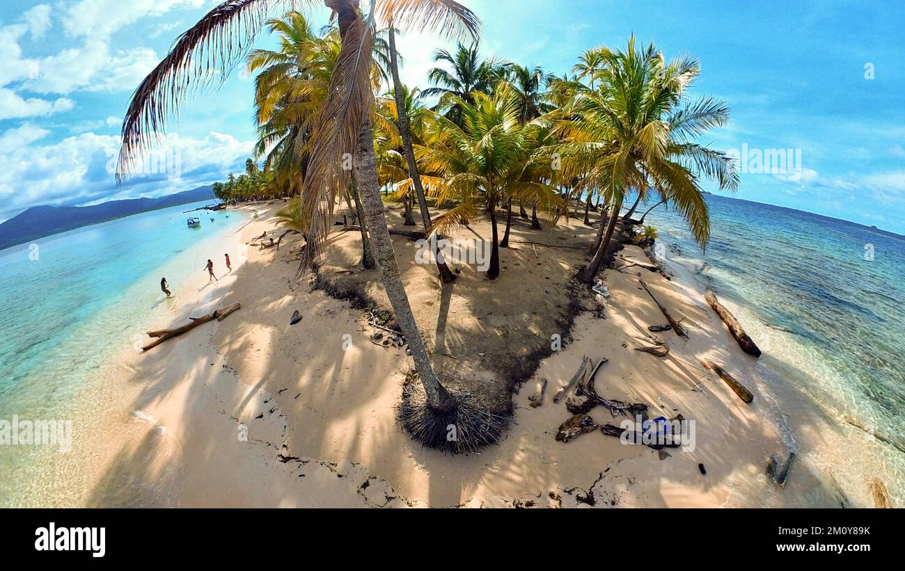 Amandrup Island is one of the 375 idilic coconut islands within the ...