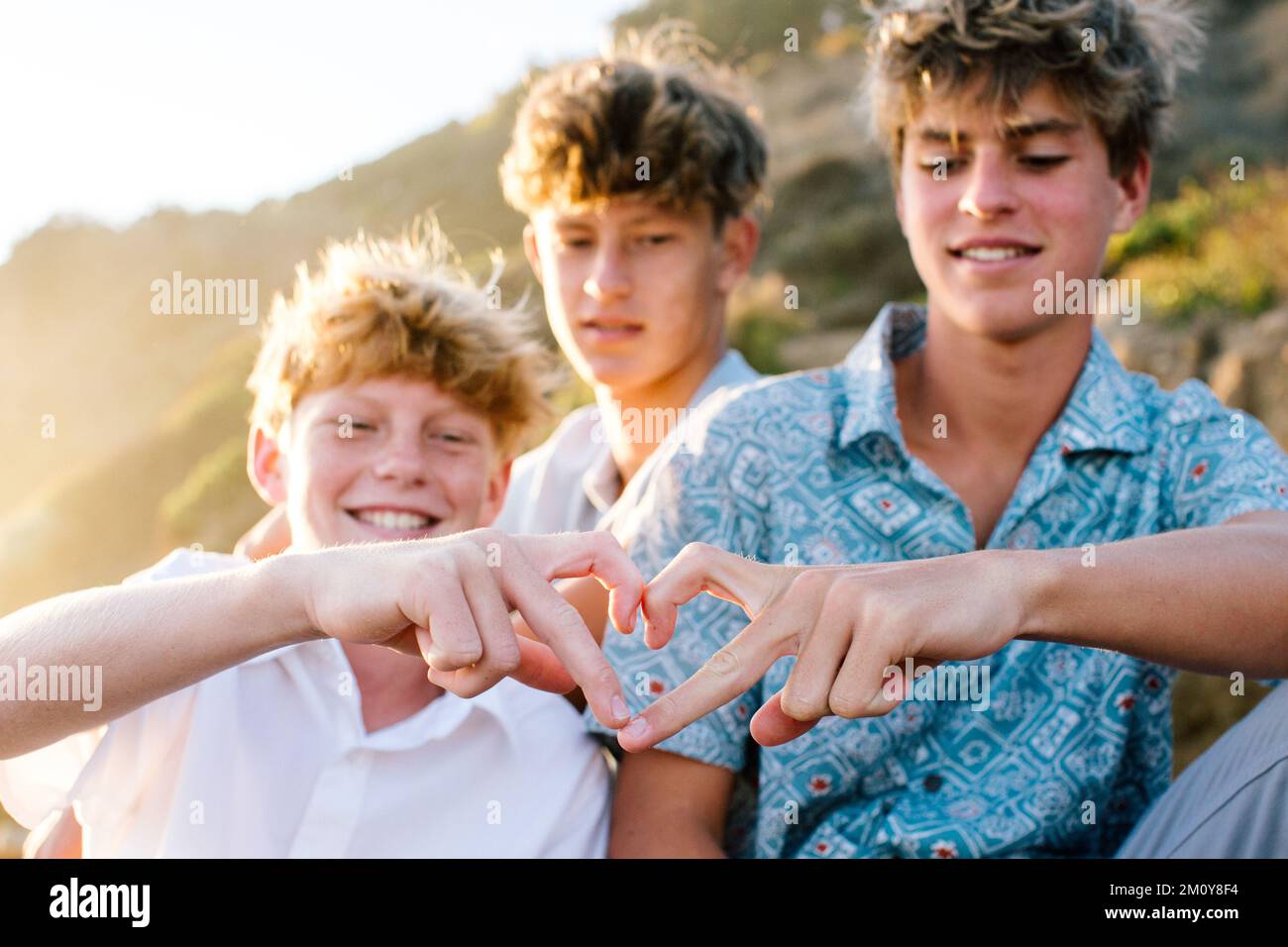 Brothers teenagers hi-res stock photography and images - Alamy