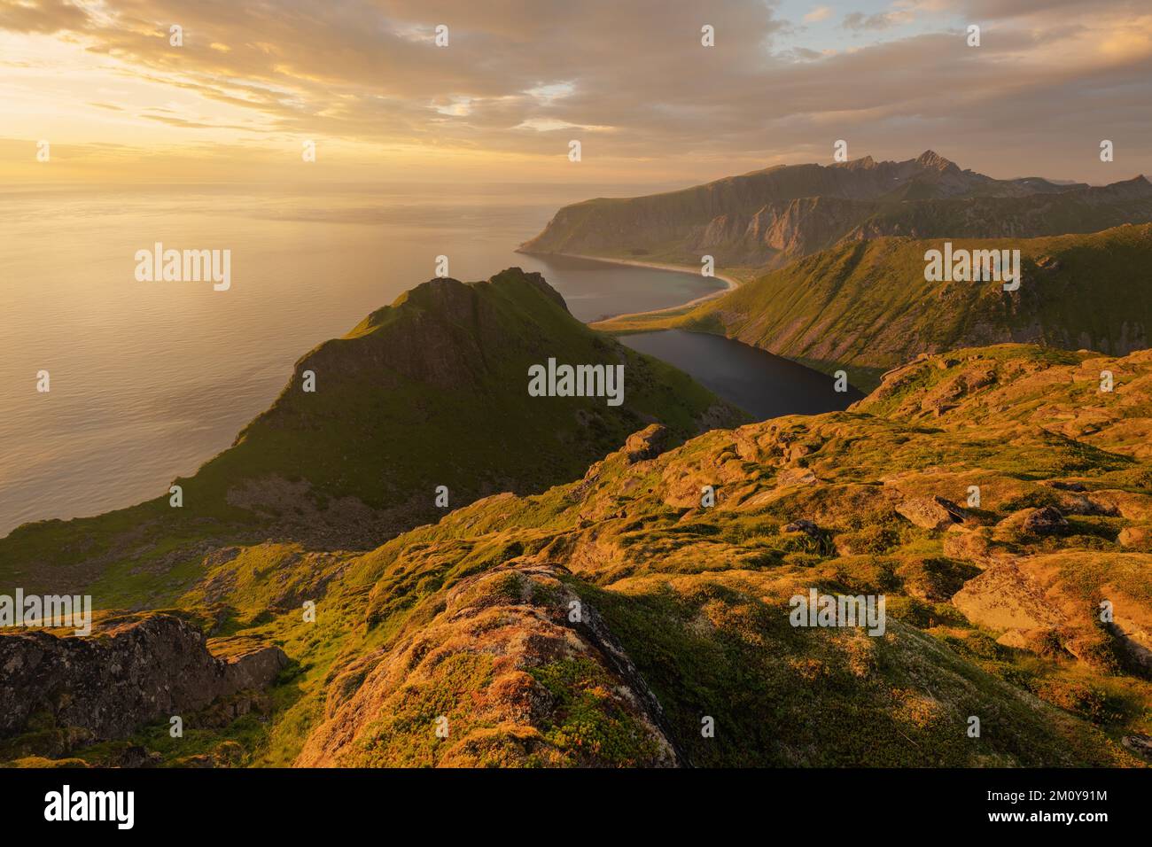 Summer clouds coastal landscape bay islands hi-res stock photography ...