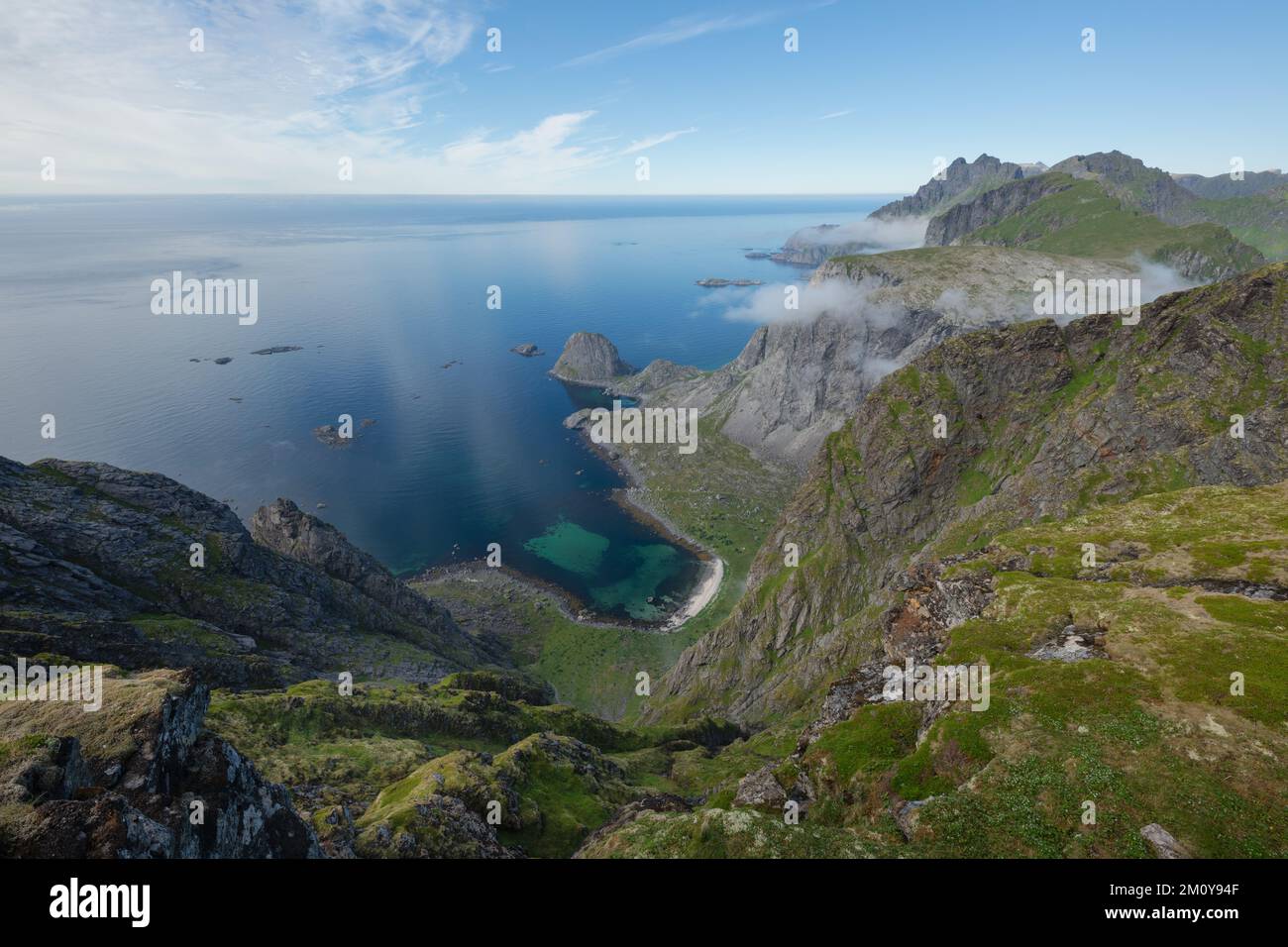 Refsvika bay, Lofoten Islands, Norway Stock Photo - Alamy