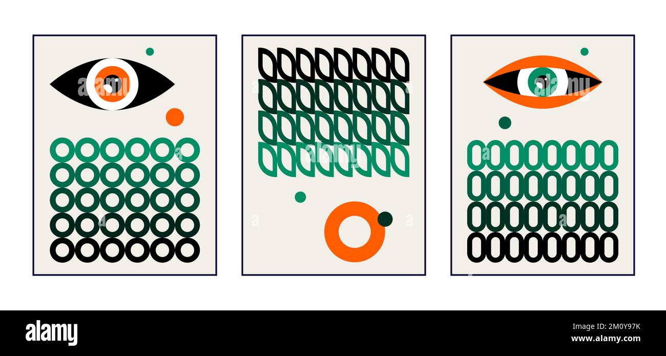 Geometric vector posters Cut Out Stock Images & Pictures - Alamy