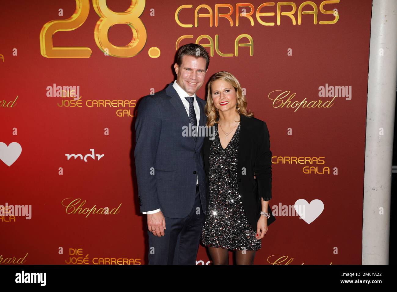 Felix Brych mit Ehefrau Andrea Brych bei der Spendengala „José Carreras ...