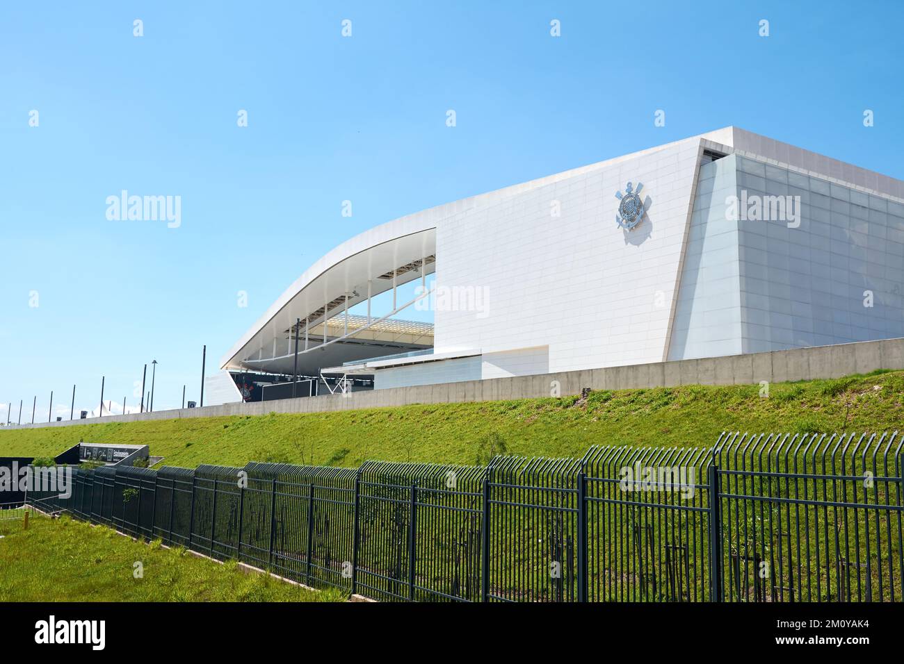 Arena Corinthians in Itaquera. The Arena is new stadium of Sport Club ...
