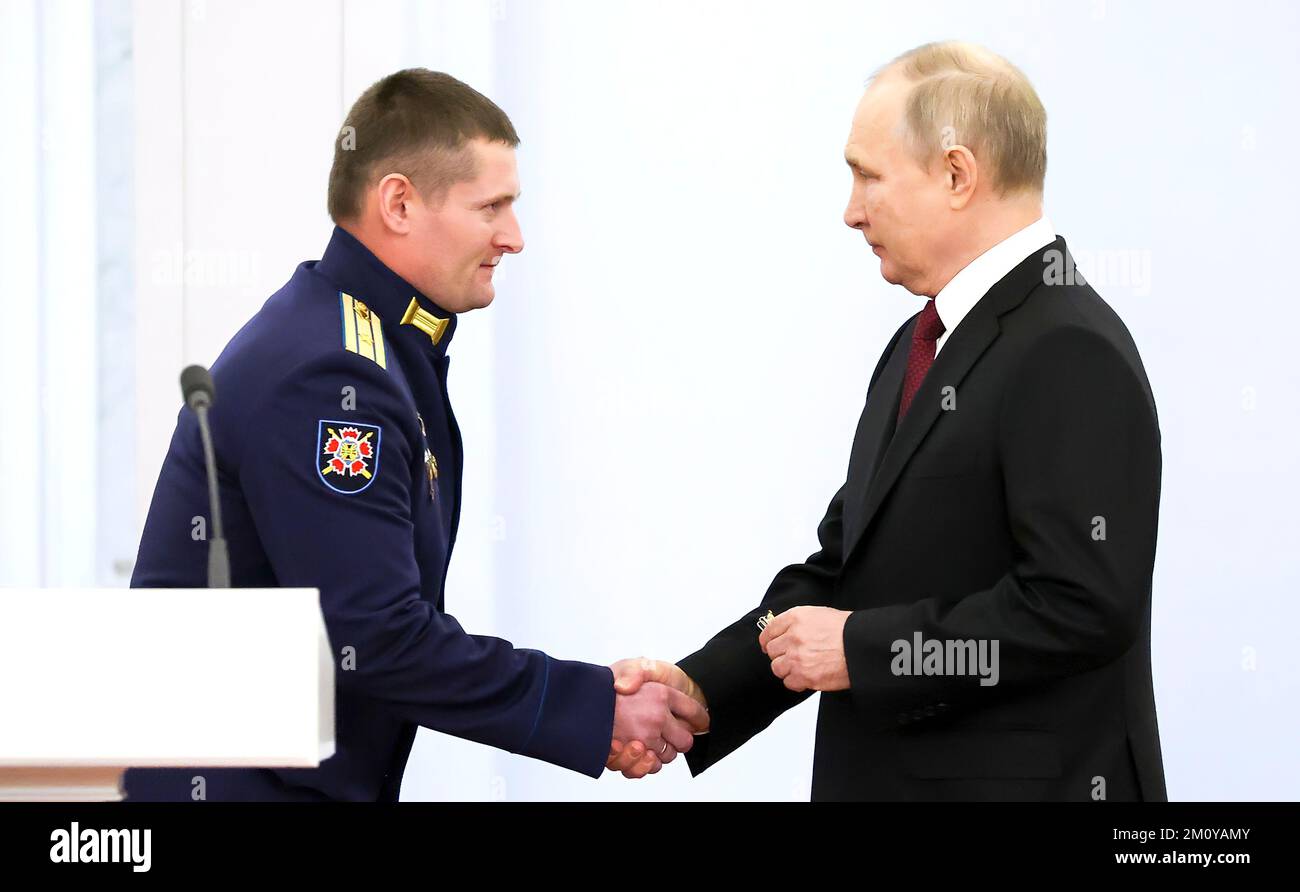 Russian President Vladimir Putin At The Ceremony To Present Gold Star