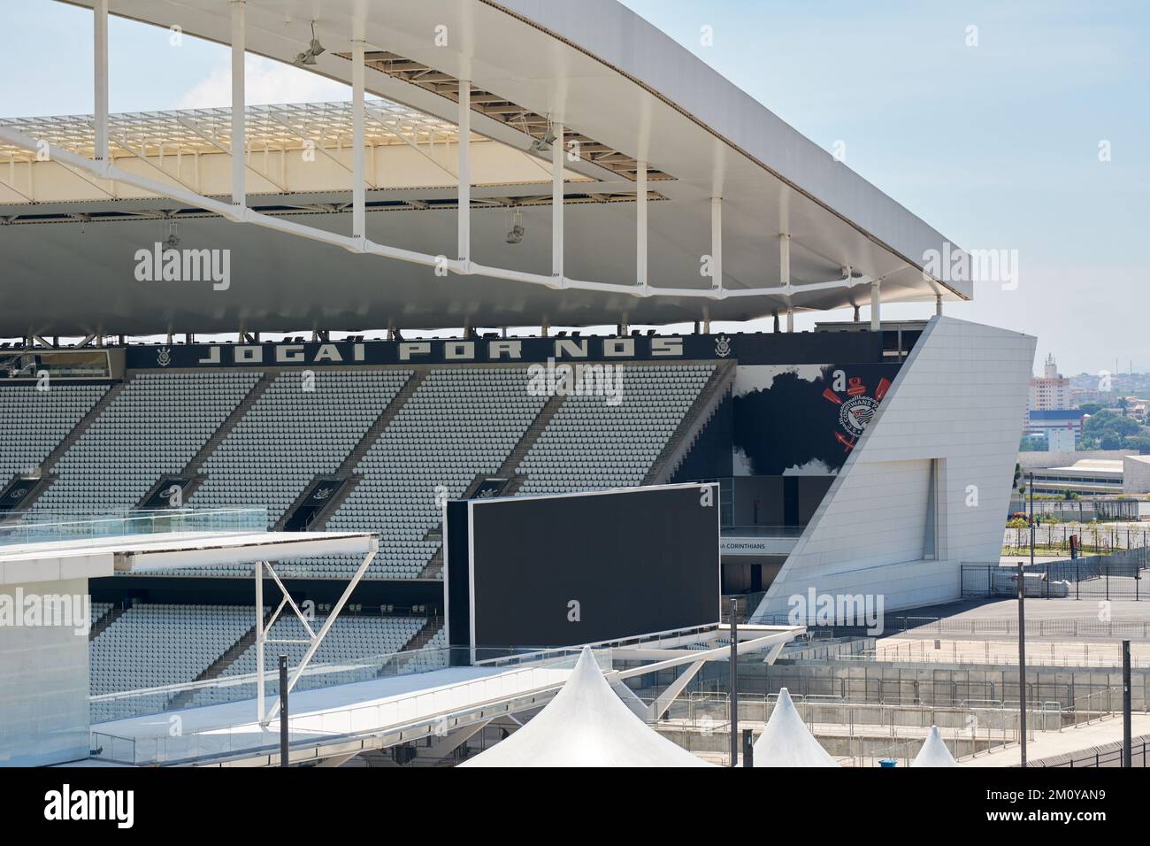 Arena Corinthians in Itaquera. The Arena is new stadium of Sport Club ...