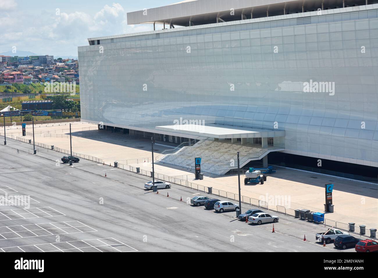 Arena Corinthians in Itaquera. The Arena is new stadium of Sport Club ...