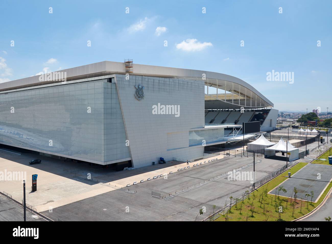 Arena Corinthians in Itaquera. The Arena is new stadium of Sport Club ...