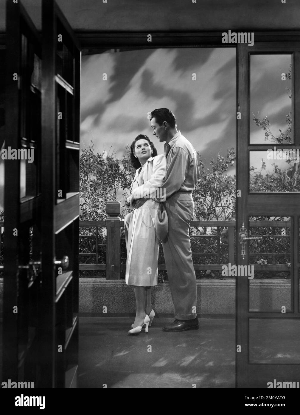 Dona Drake, Kent Taylor, on-set of the Film, "Dangerous Millions", 20th ...