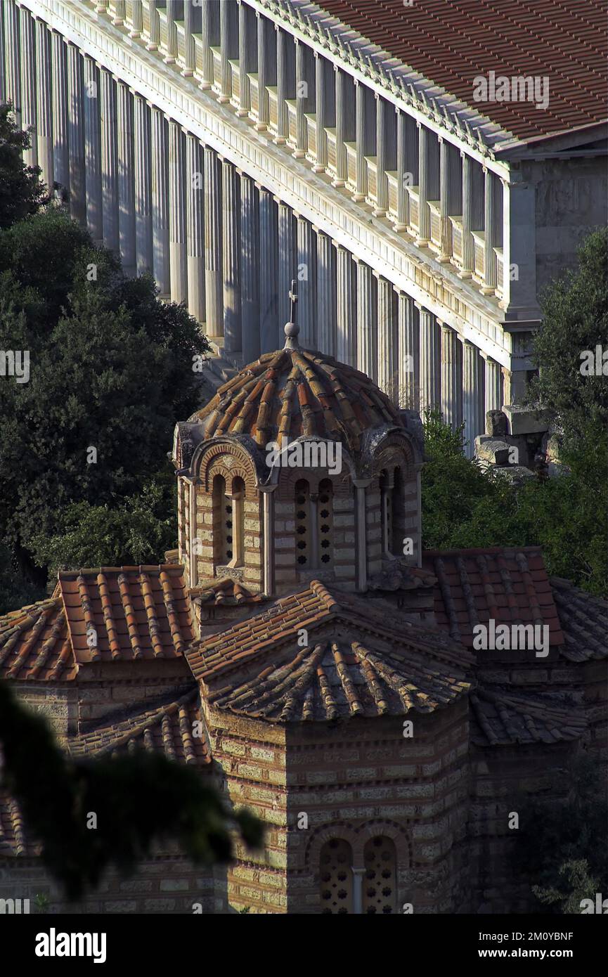 Athens, Athen, Grecja, Greece, Griechenland; Ancient Agora of Athens ...