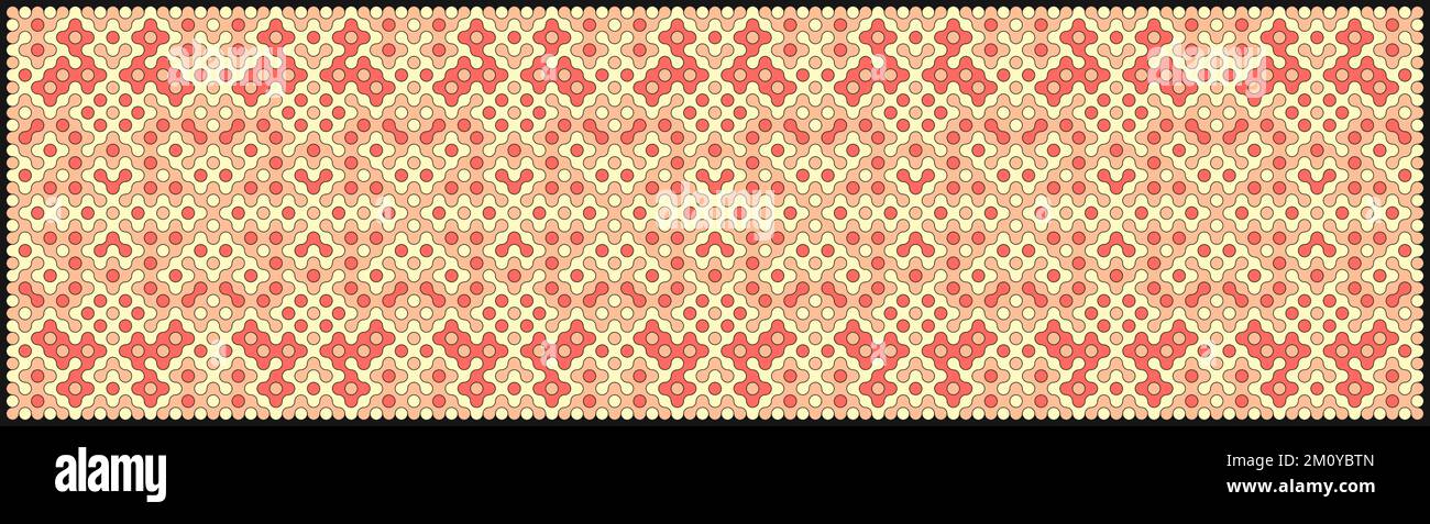 Random color rounded truchet tiling illustration Stock Vector Image ...