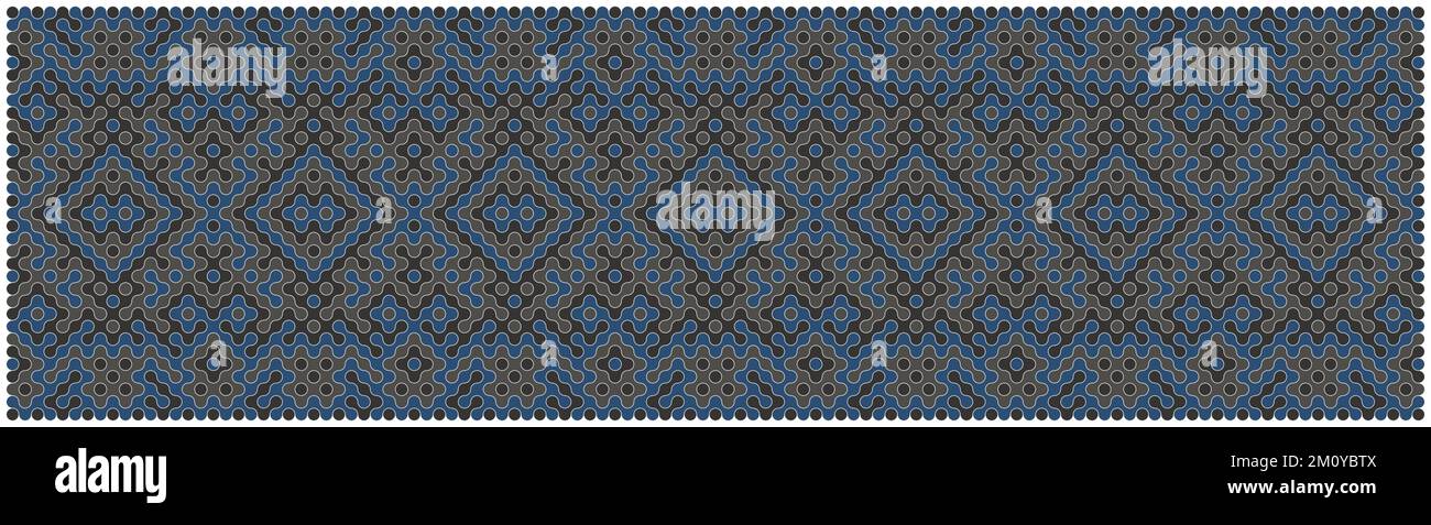 Random color rounded truchet tiling illustration Stock Vector Image ...