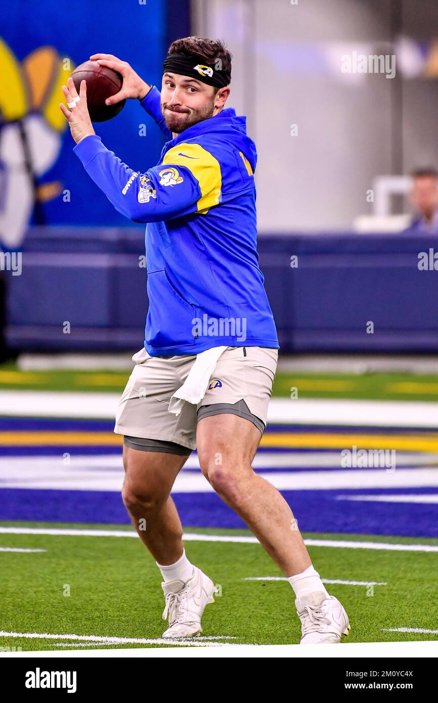 Baker mayfield rams hi-res stock photography and images - Alamy