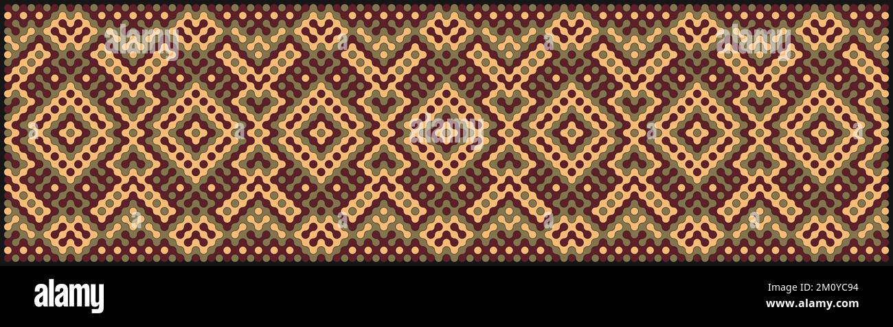 Random color rounded truchet tiling illustration Stock Vector Image ...