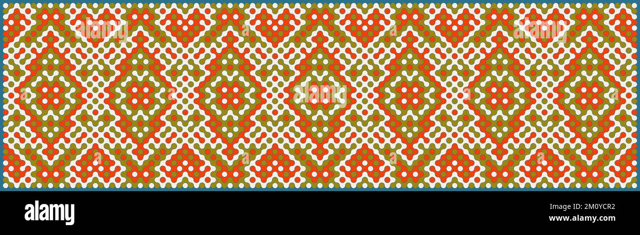 Random color rounded truchet tiling illustration Stock Vector Image ...