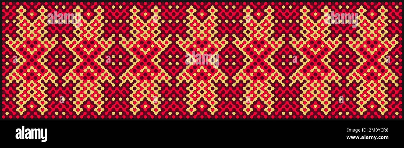 Random color rounded truchet tiling illustration Stock Vector Image ...