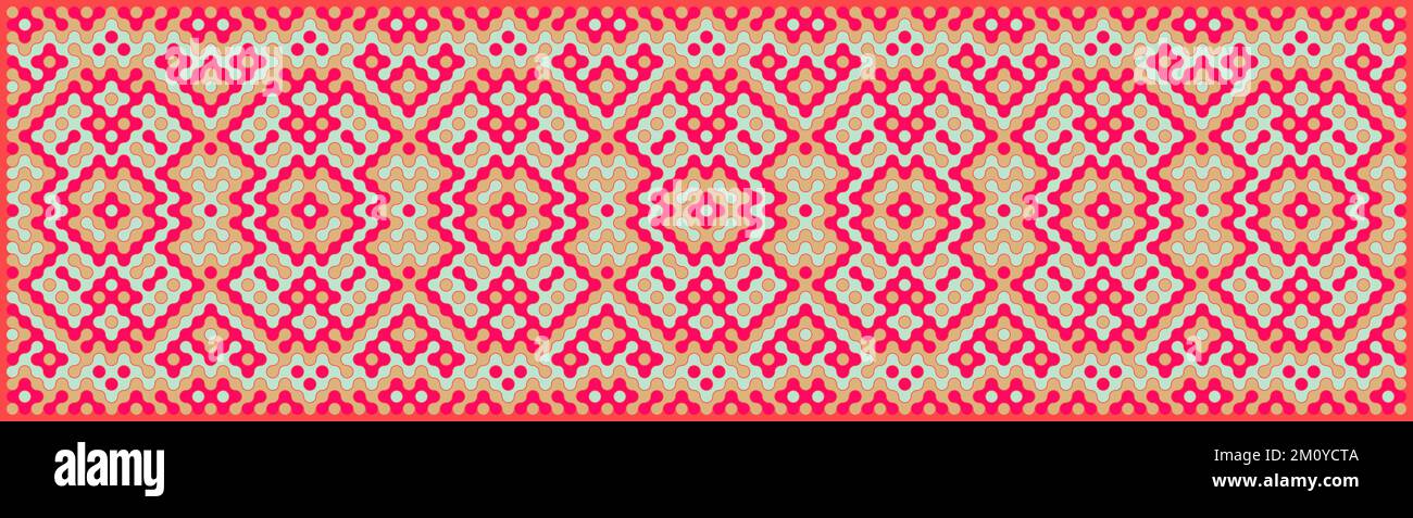 Random color rounded truchet tiling illustration Stock Vector Image ...