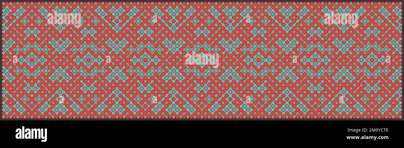 Random color rounded truchet tiling illustration Stock Vector Image ...