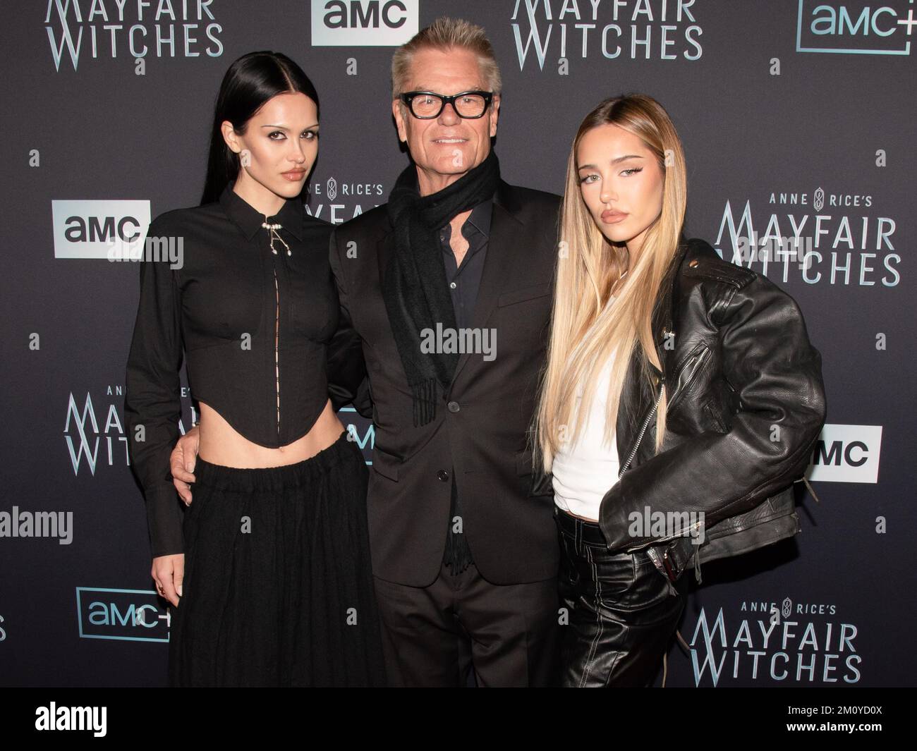 December 7, 2022, Hollywood, California, USA: (L-R) Amelia Gray Hamlin ...