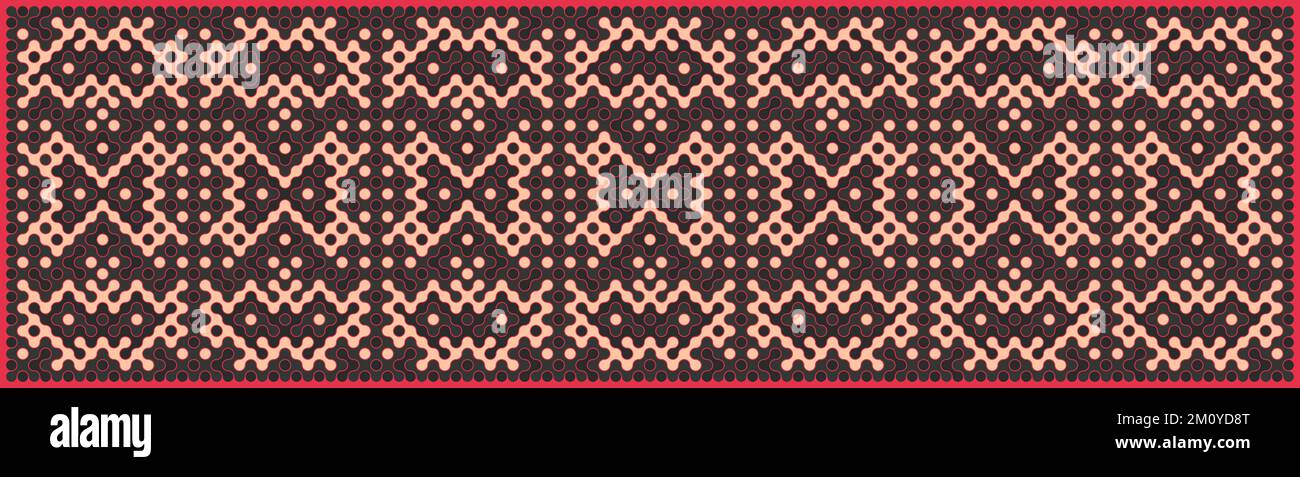 Random color rounded truchet tiling illustration Stock Vector Image ...