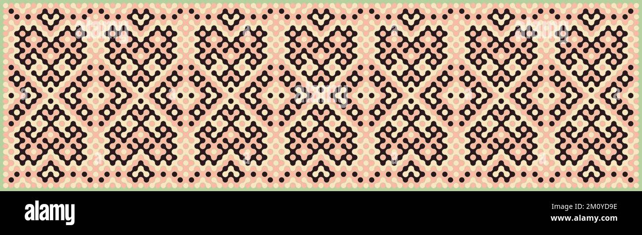 Random color rounded truchet tiling illustration Stock Vector Image ...