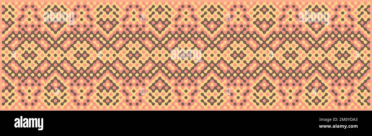 Random color rounded truchet tiling illustration Stock Vector Image ...