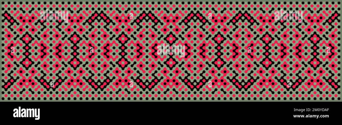 Random color rounded truchet tiling illustration Stock Vector Image ...
