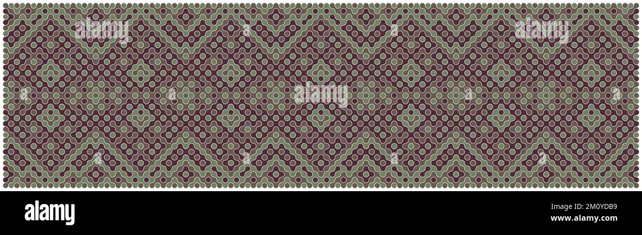 Random color rounded truchet tiling illustration Stock Vector Image ...