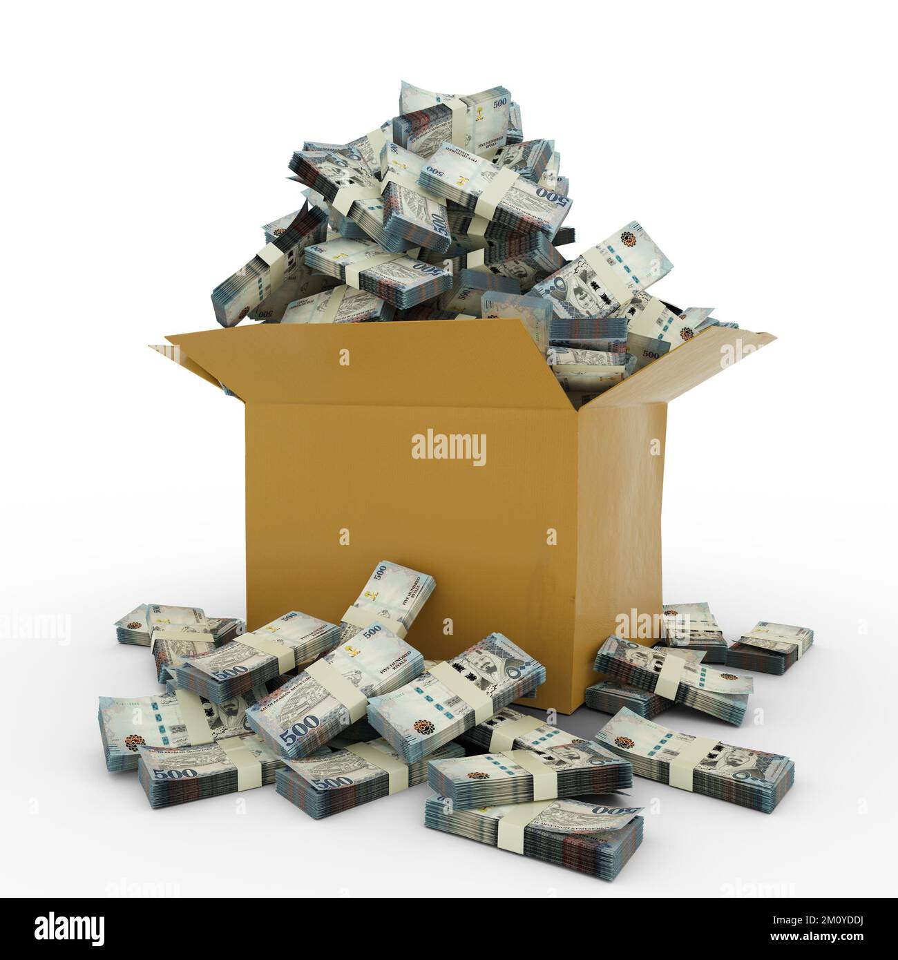 Box full of money hi-res stock photography and images - Alamy