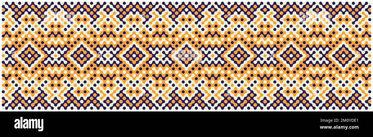 Random color rounded truchet tiling illustration Stock Vector Image ...