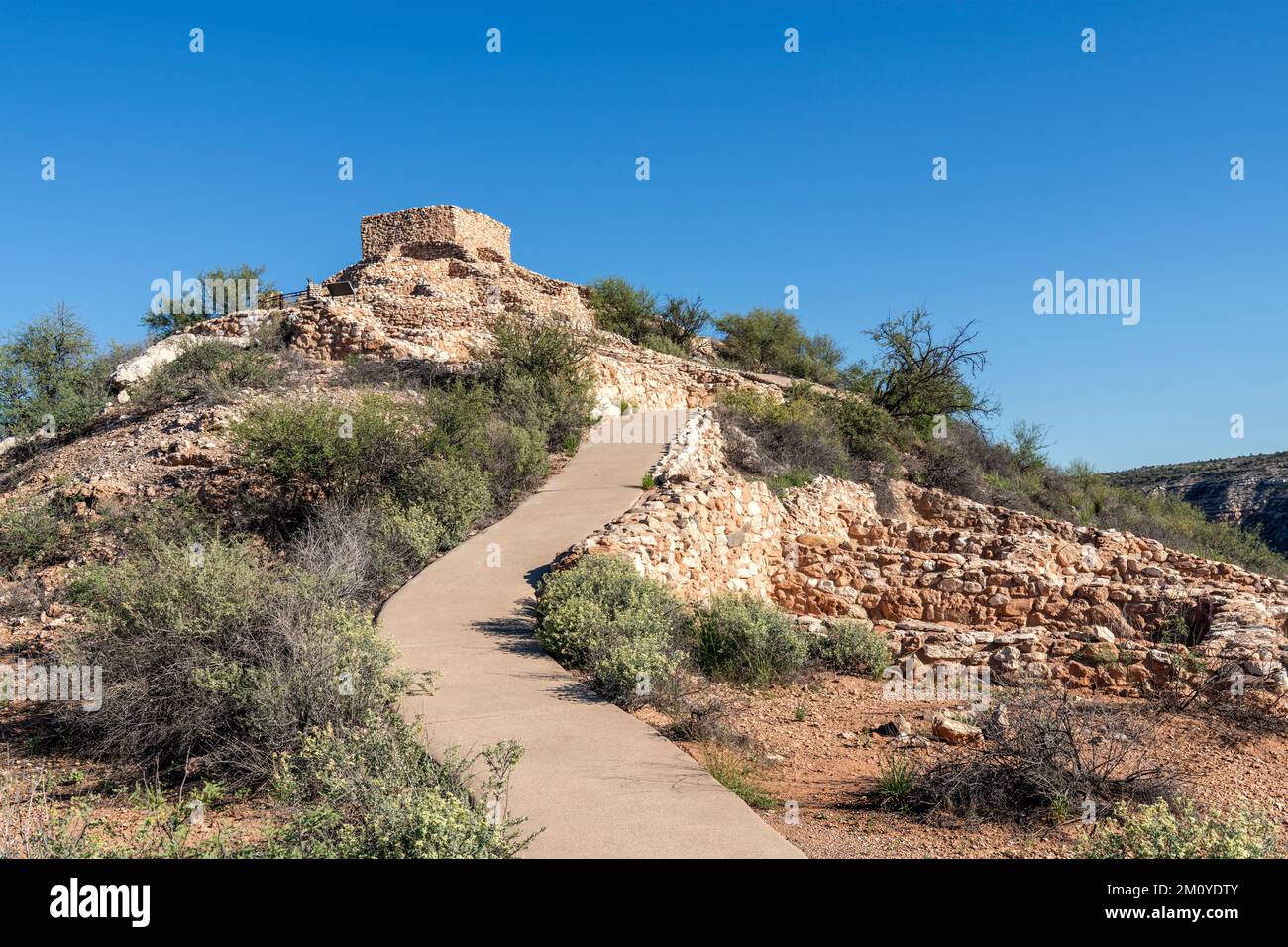 Tuzigoot National Monument, ancient Hilltpop Pueblo, Sinagua peoples ...