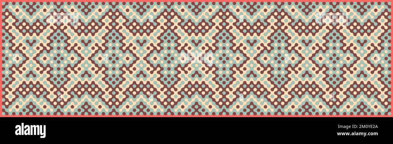 Random color rounded truchet tiling illustration Stock Vector Image ...