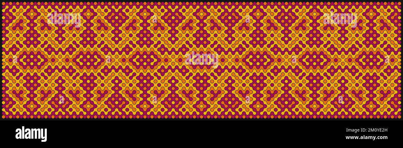 Random color rounded truchet tiling illustration Stock Vector Image ...