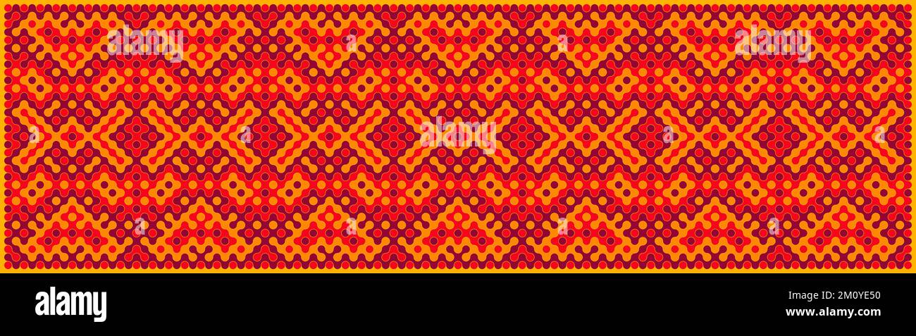 Random color rounded truchet tiling illustration Stock Vector Image ...