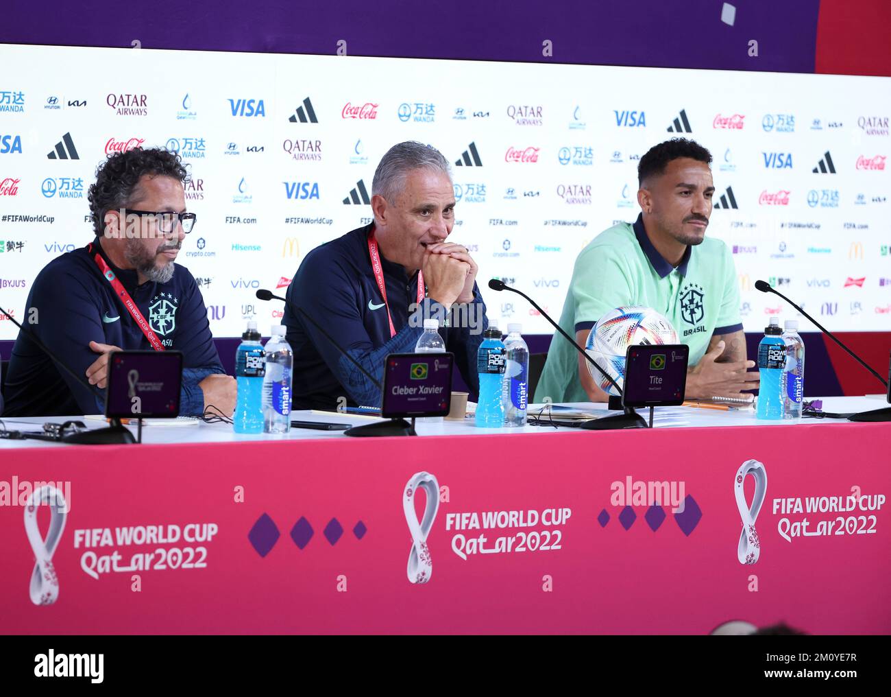 Doha, Qatar - December 8, 2022, Assistant-coach Cleber Xavier, coach ...