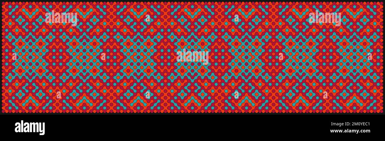 Random color rounded truchet tiling illustration Stock Vector Image ...