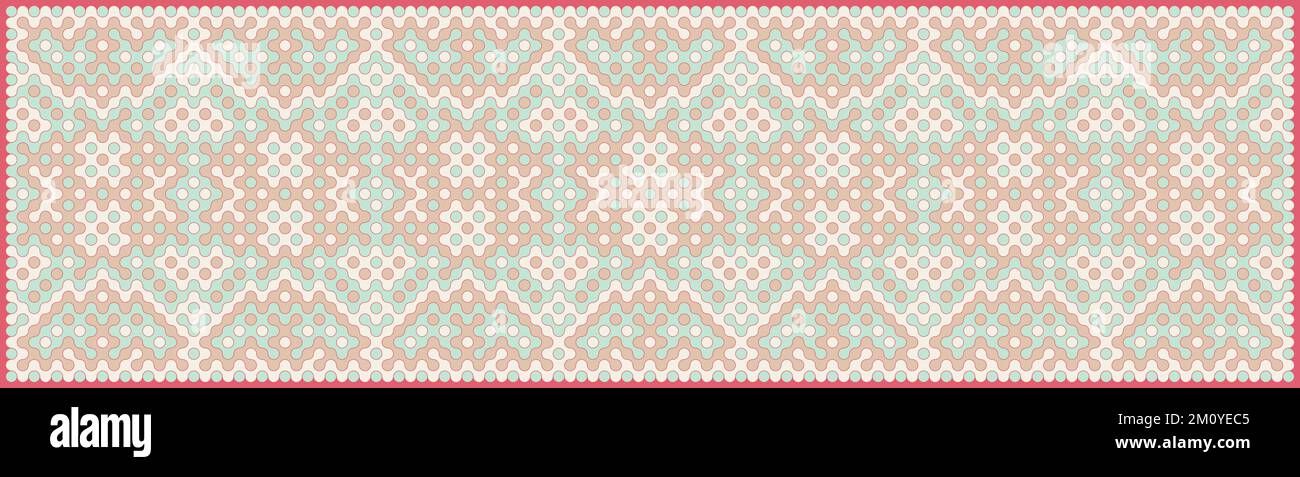 Random color rounded truchet tiling illustration Stock Vector Image ...